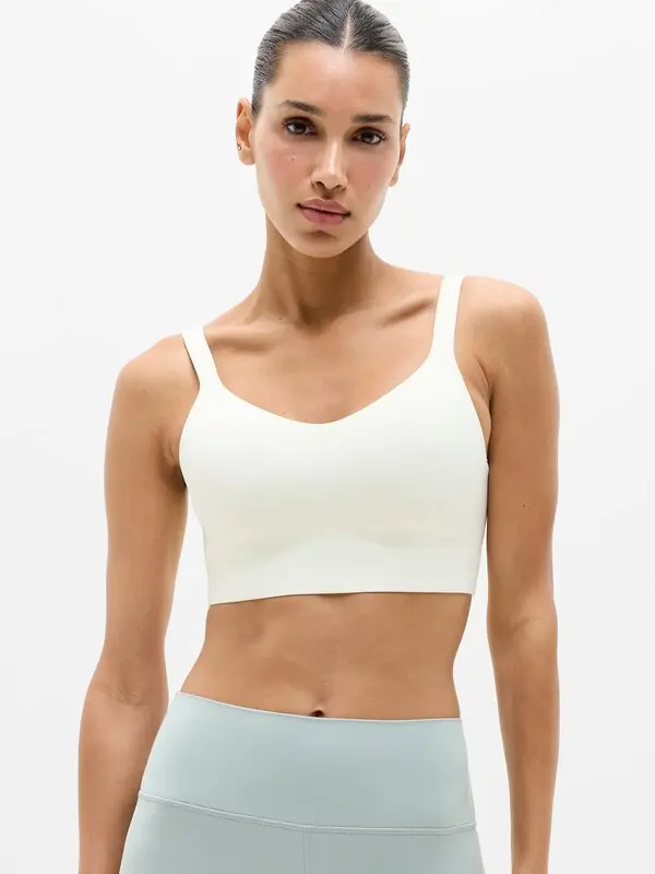 Athleta Perfect Form Strappy Longline Bra A-c