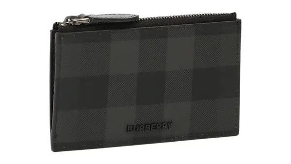 Burberry Slim Zip Card Case And Coin Purse