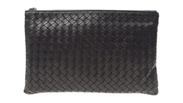 Bottega Veneta Lambskin Clutch Bag