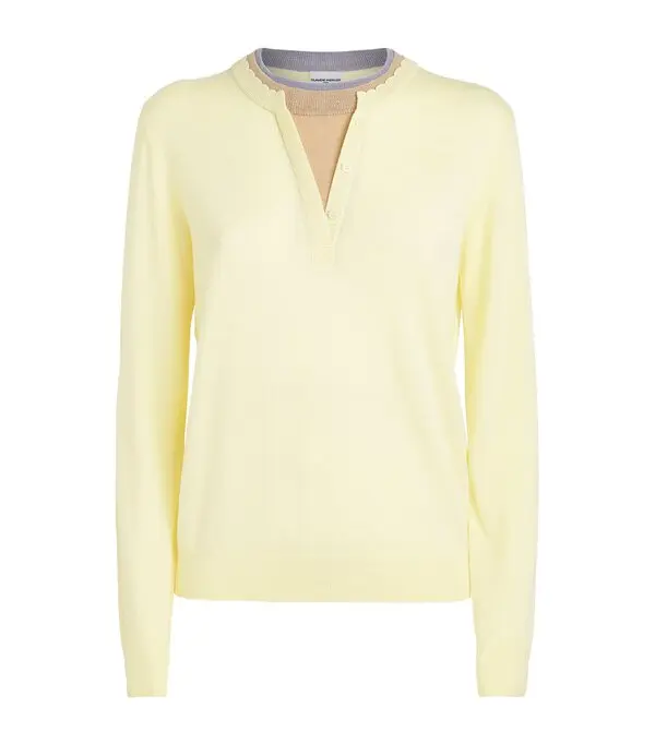 Claudie Pierlot Wool Layered Sweater