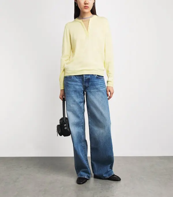 Claudie Pierlot Wool Layered Sweater