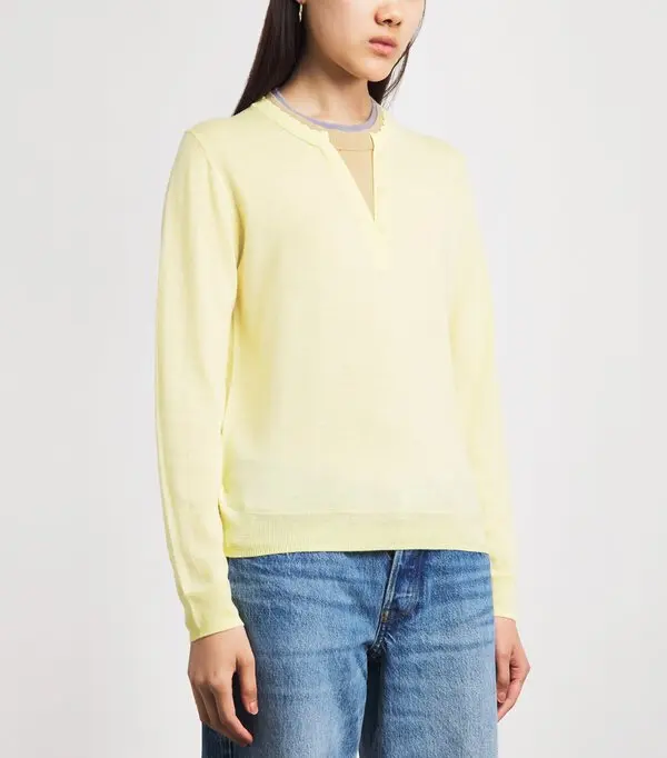 Claudie Pierlot Wool Layered Sweater
