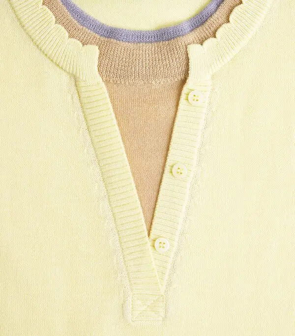 Claudie Pierlot Wool Layered Sweater