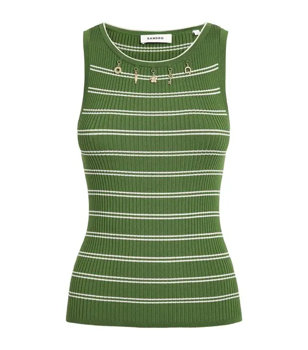 Sandro Stretch-jersey Tank Top