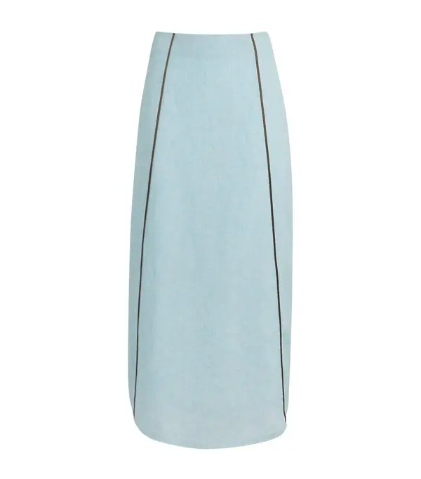 Lug Von Siga Linen Mila Midi Skirt