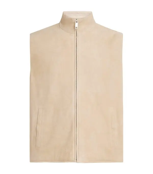 Ralph Lauren Purple Label Reversible Lambskin Gilet