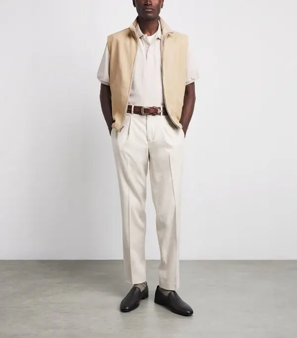 Ralph Lauren Purple Label Reversible Lambskin Gilet
