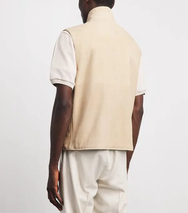 Ralph Lauren Purple Label Reversible Lambskin Gilet