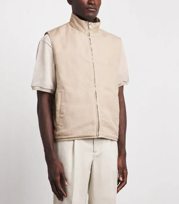 Ralph Lauren Purple Label Reversible Lambskin Gilet