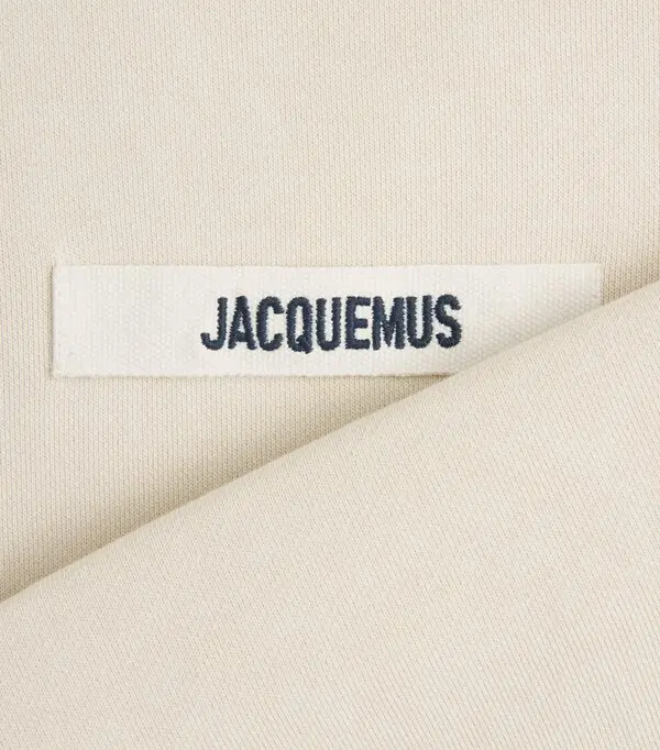 Jacquemus Grosgrain Logo Hoodie - Beige