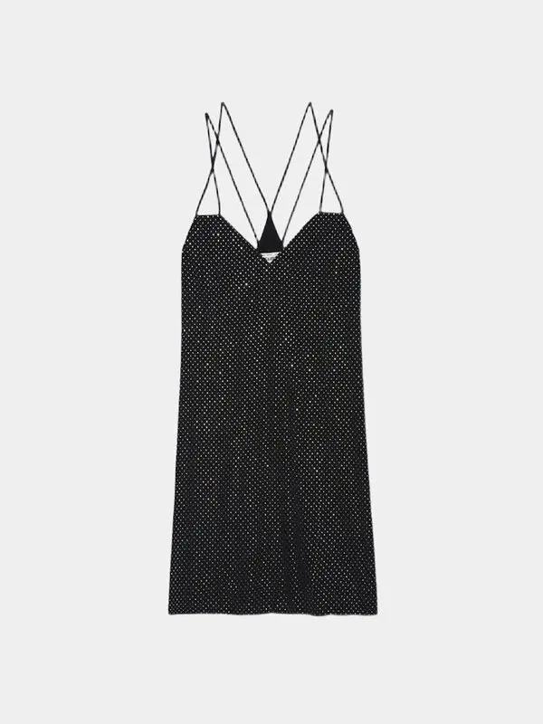 Zadig&Voltaire Rohana Diamanté Silk Dress