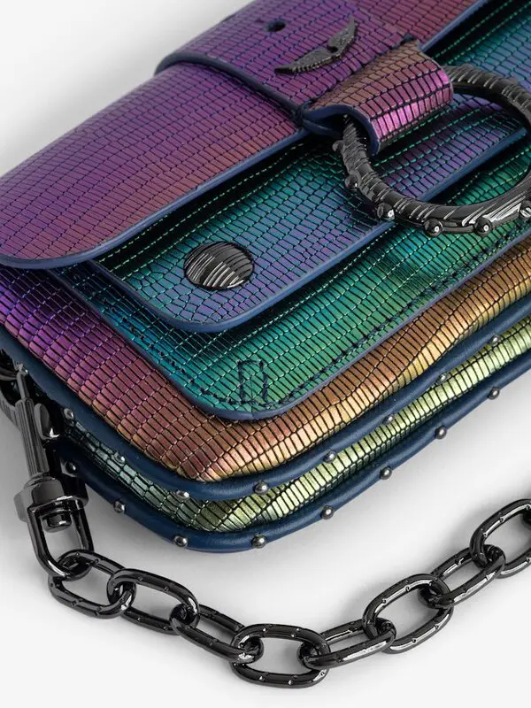 Zadig&Voltaire Kate Wallet Embossed Metallic Bag