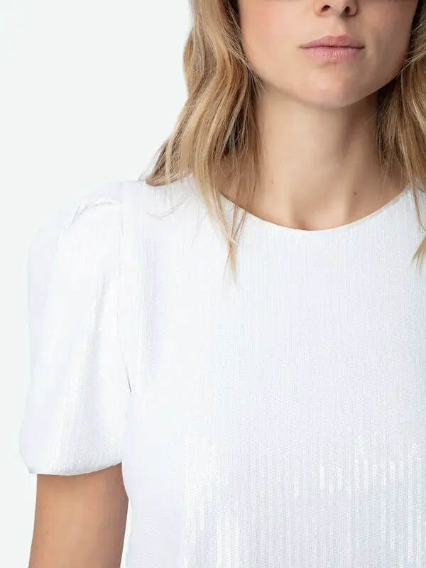 Zadig&Voltaire Tchao Sequin Top