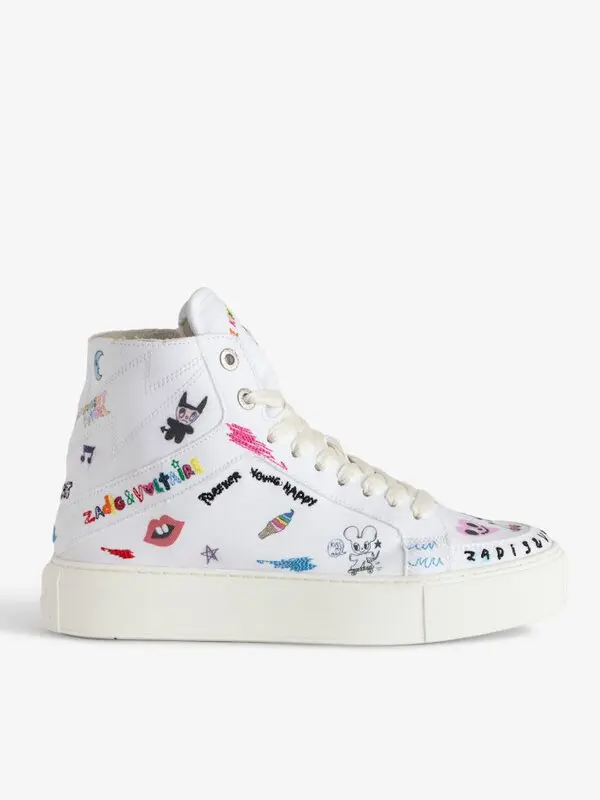 Zadig&Voltaire Zv1747 High Flash Chunky High-top Sneakers
