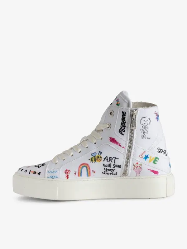 Zadig&Voltaire Zv1747 High Flash Chunky High-top Sneakers
