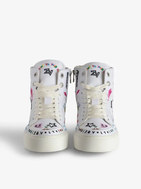 Zadig&Voltaire Zv1747 High Flash Chunky High-top Sneakers