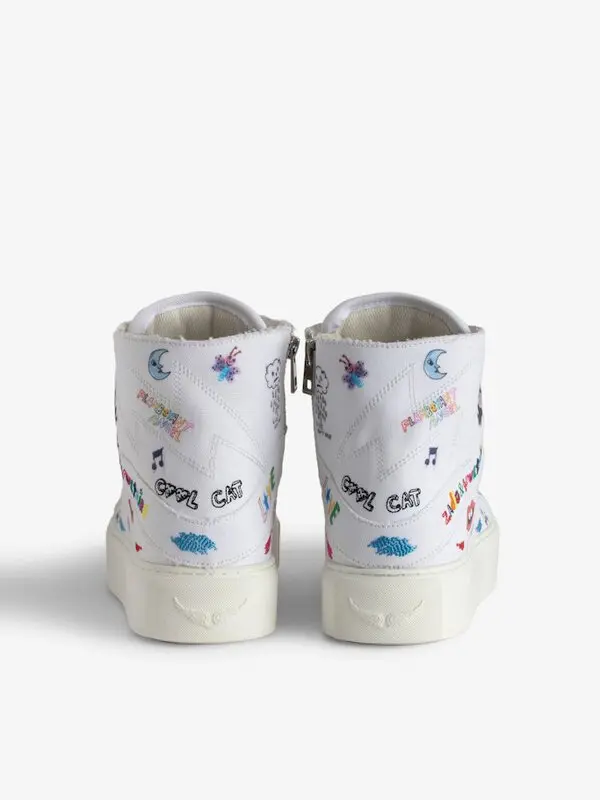 Zadig&Voltaire Zv1747 High Flash Chunky High-top Sneakers