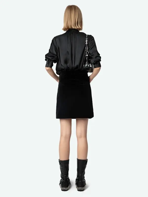 Zadig&Voltaire Jinette Velvet Skirt