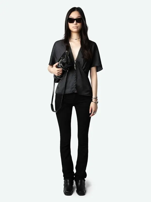 Zadig&Voltaire Thodri Satin Top