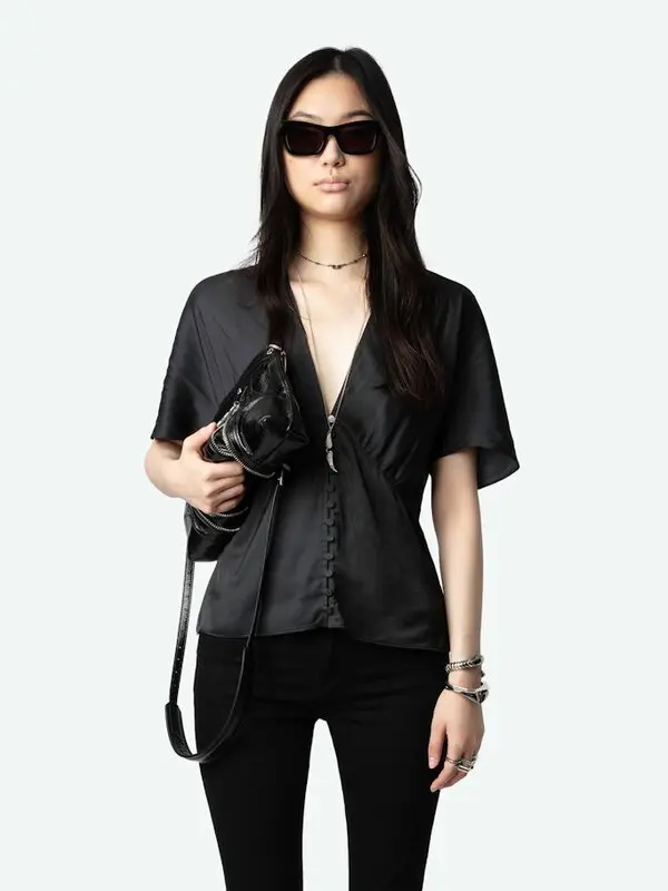 Zadig&Voltaire Thodri Satin Top