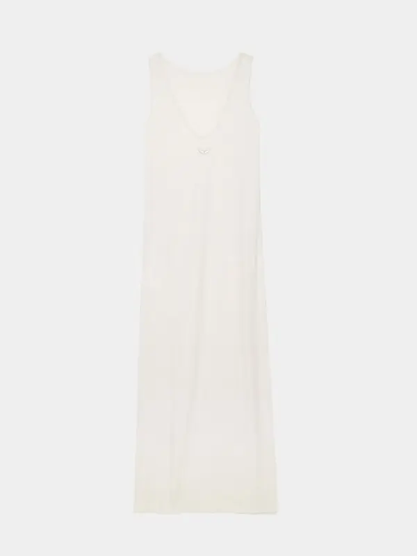 Zadig&Voltaire Deva Navy Sleeveless Dress - Ecru