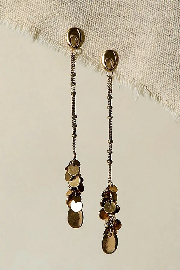 Free People Solana Dangle Earrings - Gold