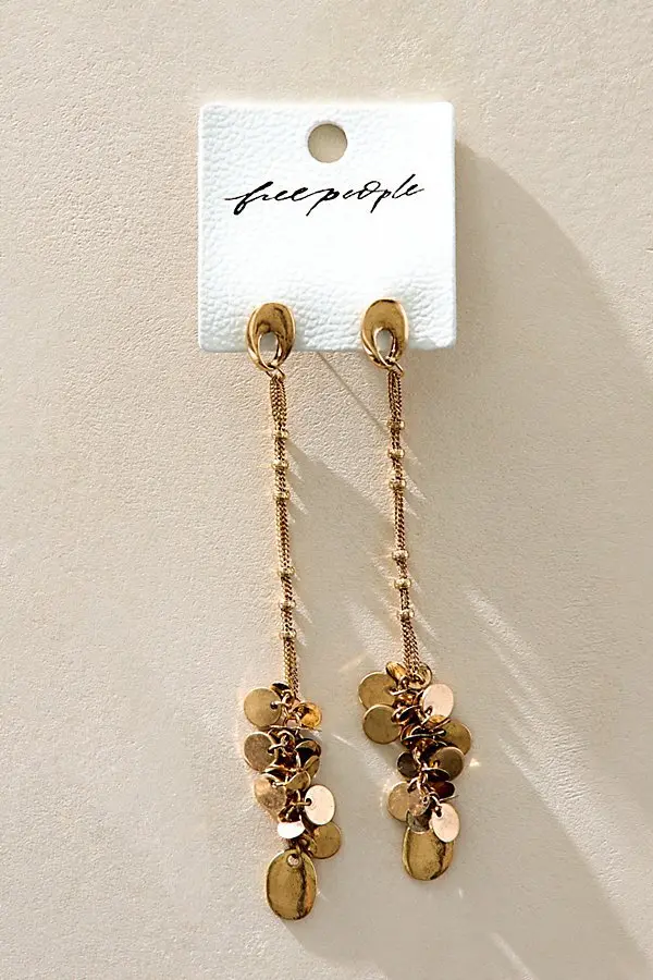 Free People Solana Dangle Earrings - Gold