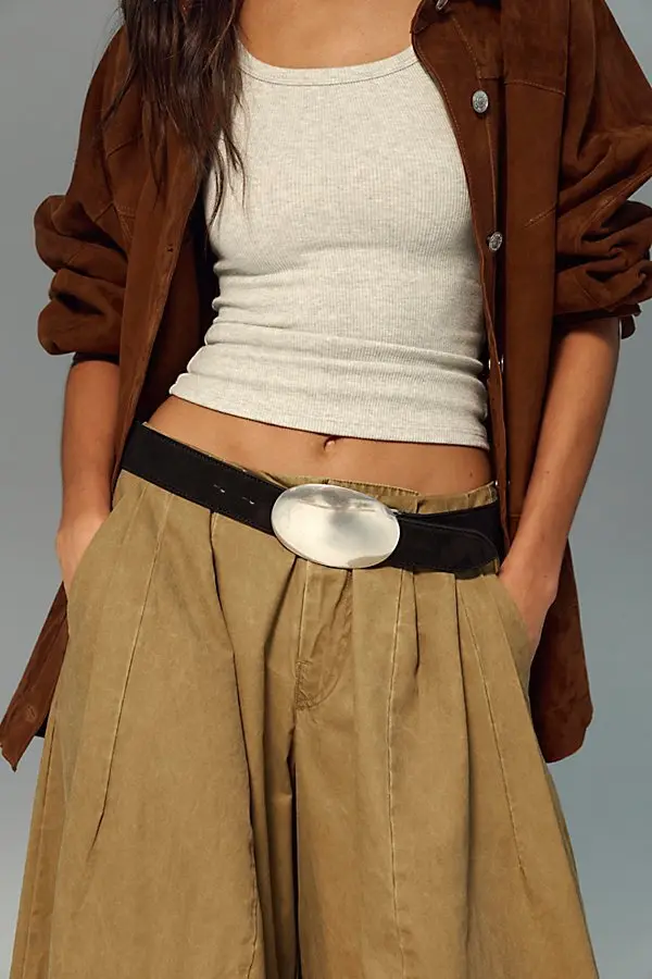 B-low The Belt Myra Nubuck Belt - Black