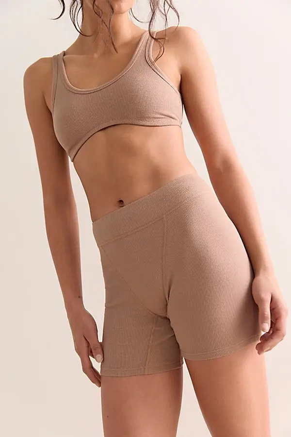 NUDEA The Organic Cotton Boyfriend Boxers - Mocha