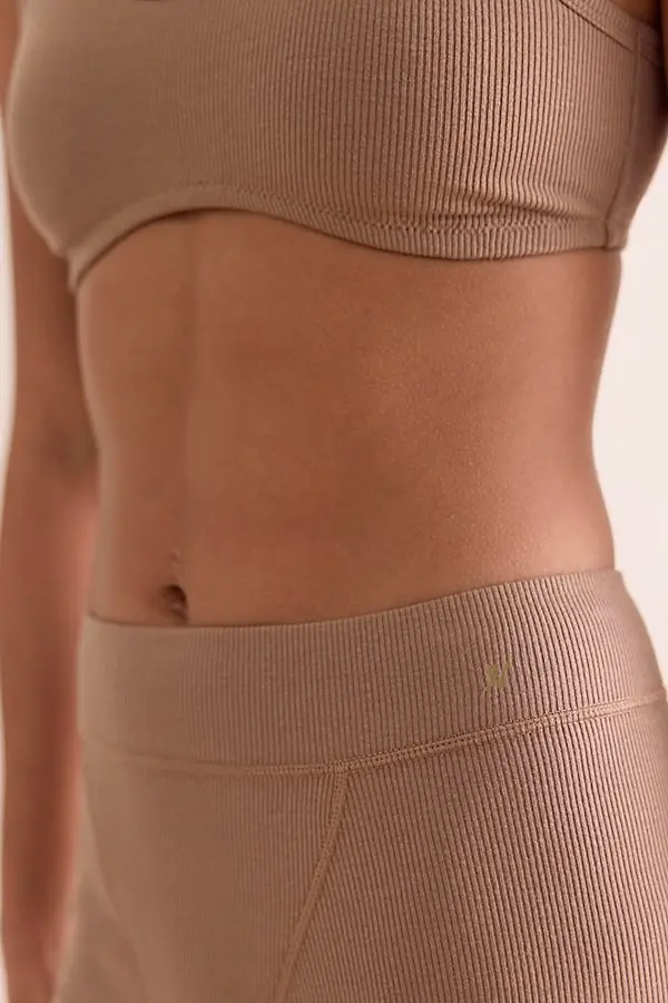 NUDEA The Organic Cotton Boyfriend Boxers - Mocha