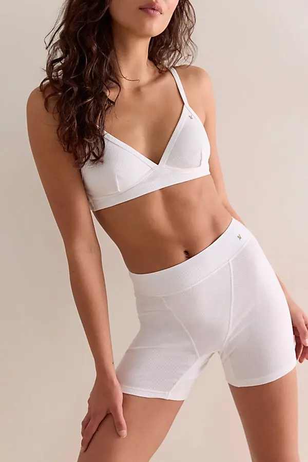 NUDEA The Organic Cotton Boyfriend Boxers - White