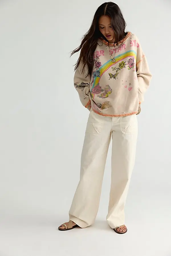 MAGNOLIA PEARL Star Wild And Free Sweatshirt