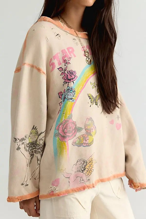 MAGNOLIA PEARL Star Wild And Free Sweatshirt
