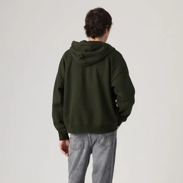 LEVI'S Boxy Full-zip Sweatshirt