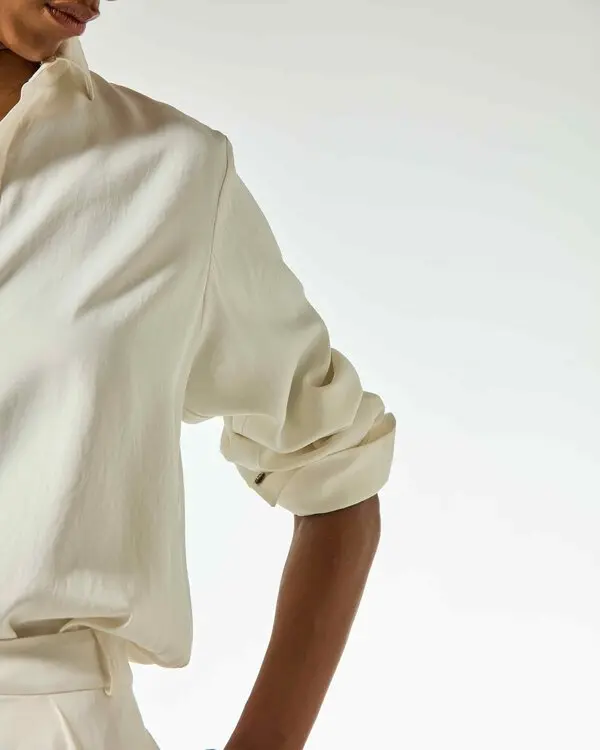 Serena Bute George Shirt - Ecru