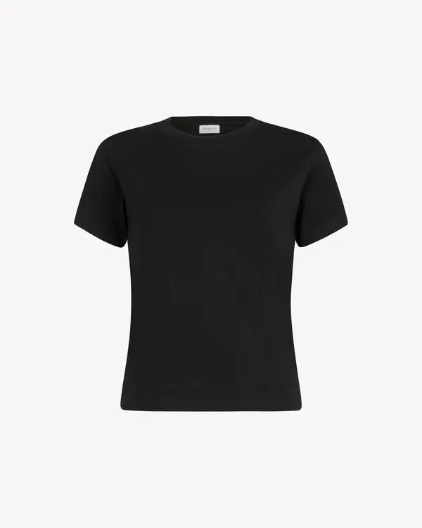 Serena Bute Classic Cotton Short Sleeve T-shirt - Black