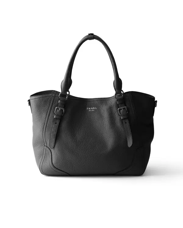 Prada Large Leather Tote Bag