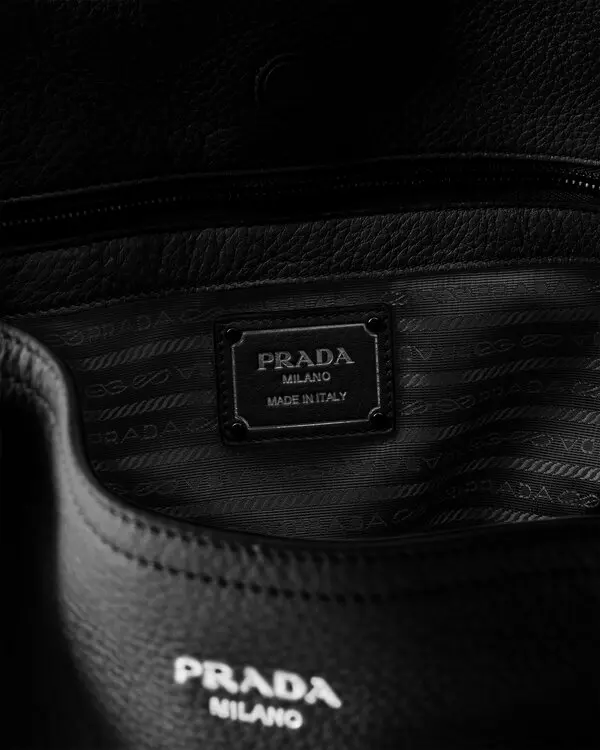 Prada Large Leather Tote Bag