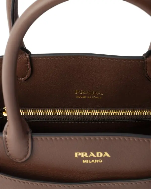 Prada Prelude Large Leather Handbag
