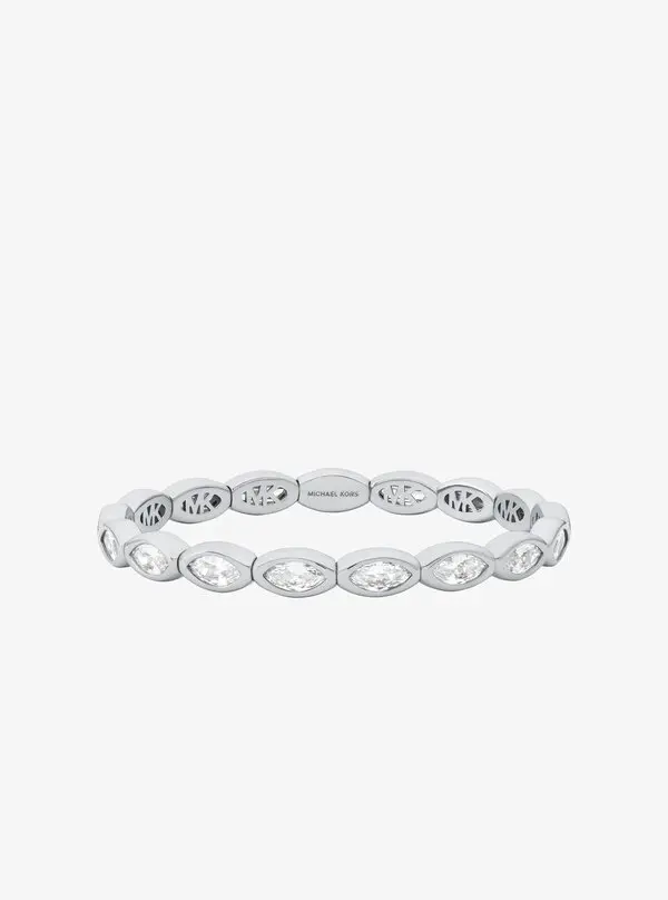 Michael Kors Marquise Stone Tennis Bracelet - Silver