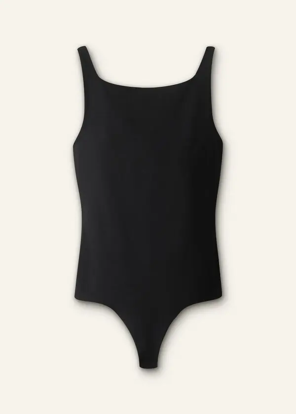 ME+EM Square-neck Slim Bodysuit