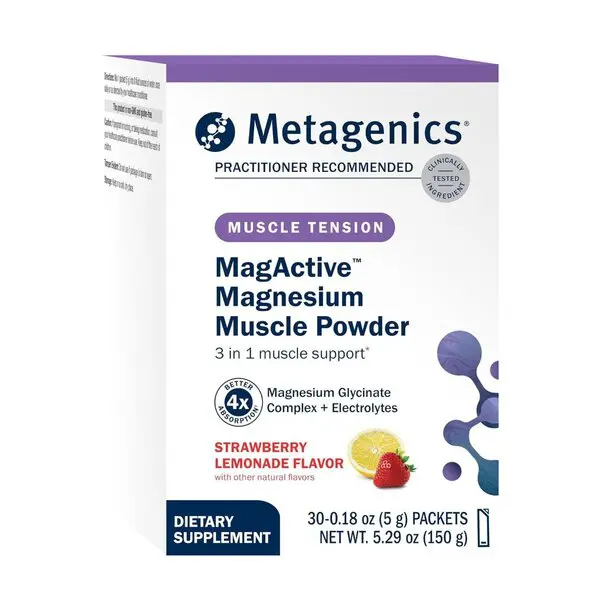 METAGENICS Magactive Magnesium Muscle Powder - No Color
