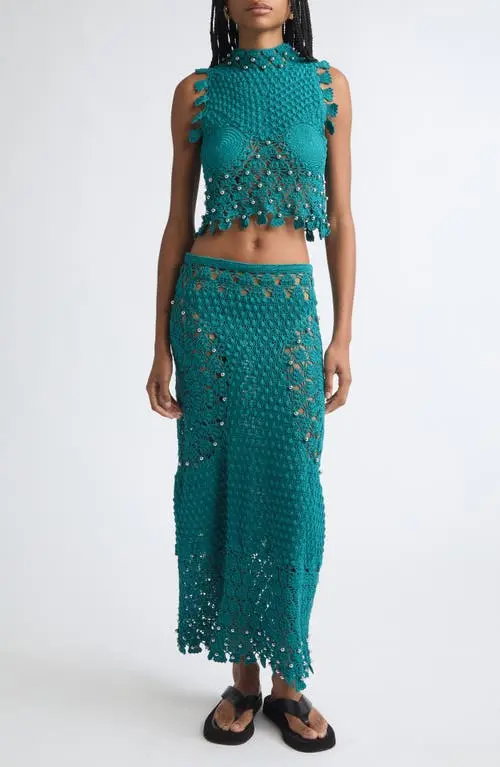 Rabanne Sleeveless Crochet Top