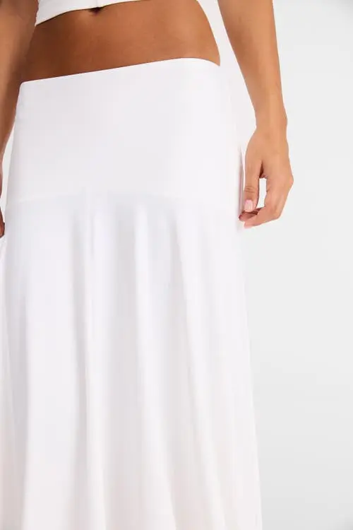 SASHA THERESE Talia Maxi Skirt - White