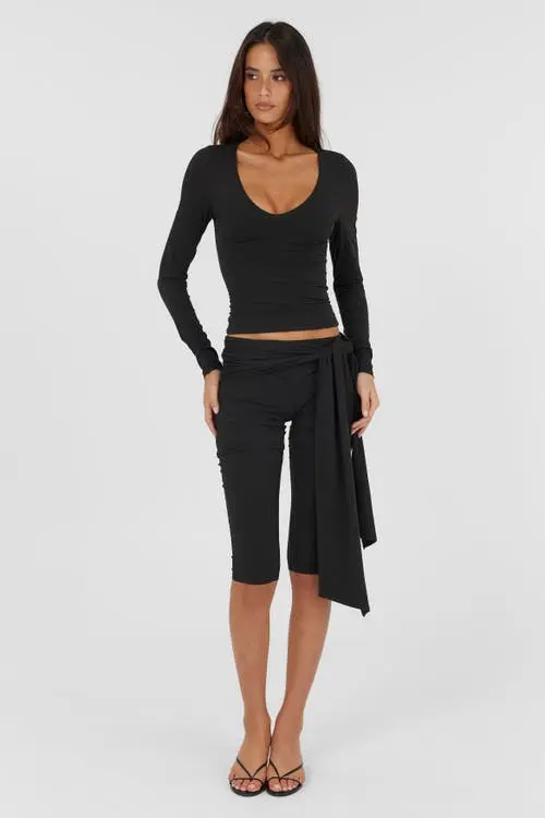 SASHA THERESE Elvira Capri - Black