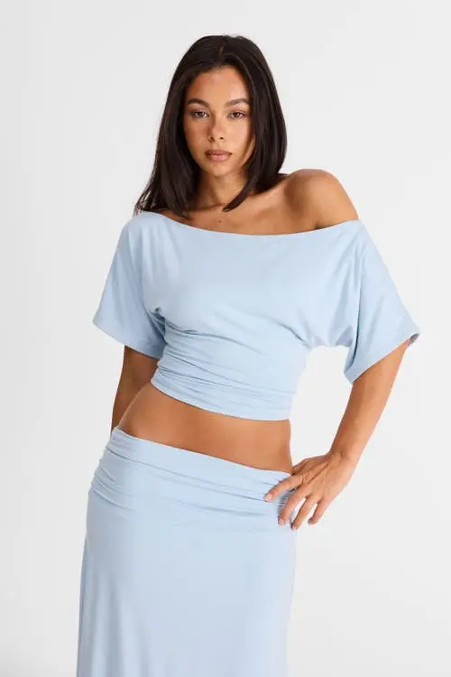 SASHA THERESE Lorelei Top - Blue