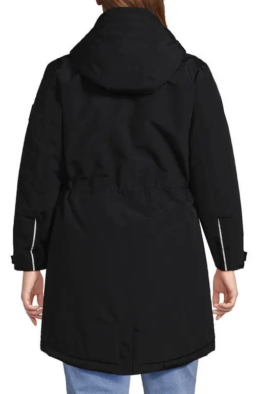 LANDS' END Squall Waterproof Insulated Parka - Black