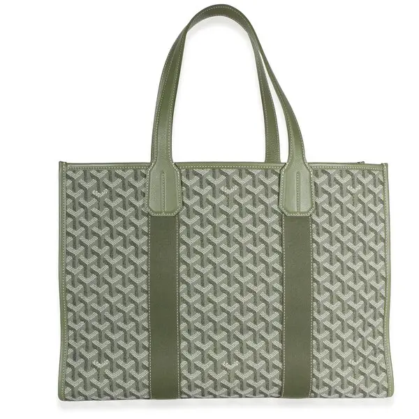Goyard Villette Tote In Canvas - Green