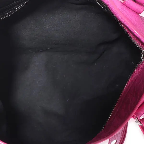 Balenciaga Rose Magenta Agneau Classic Hardware Le City Bag - Pink