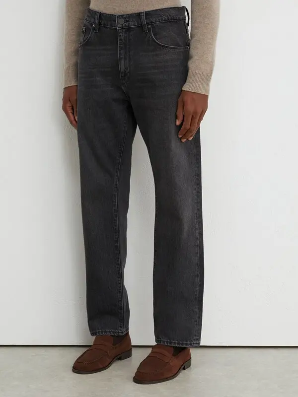 REISS Stones Relaxed Straight-leg Stonewashed Jeans